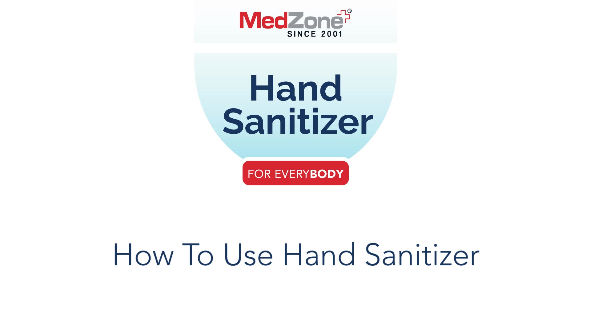 How To Use Hand Sanitizer – MedZone